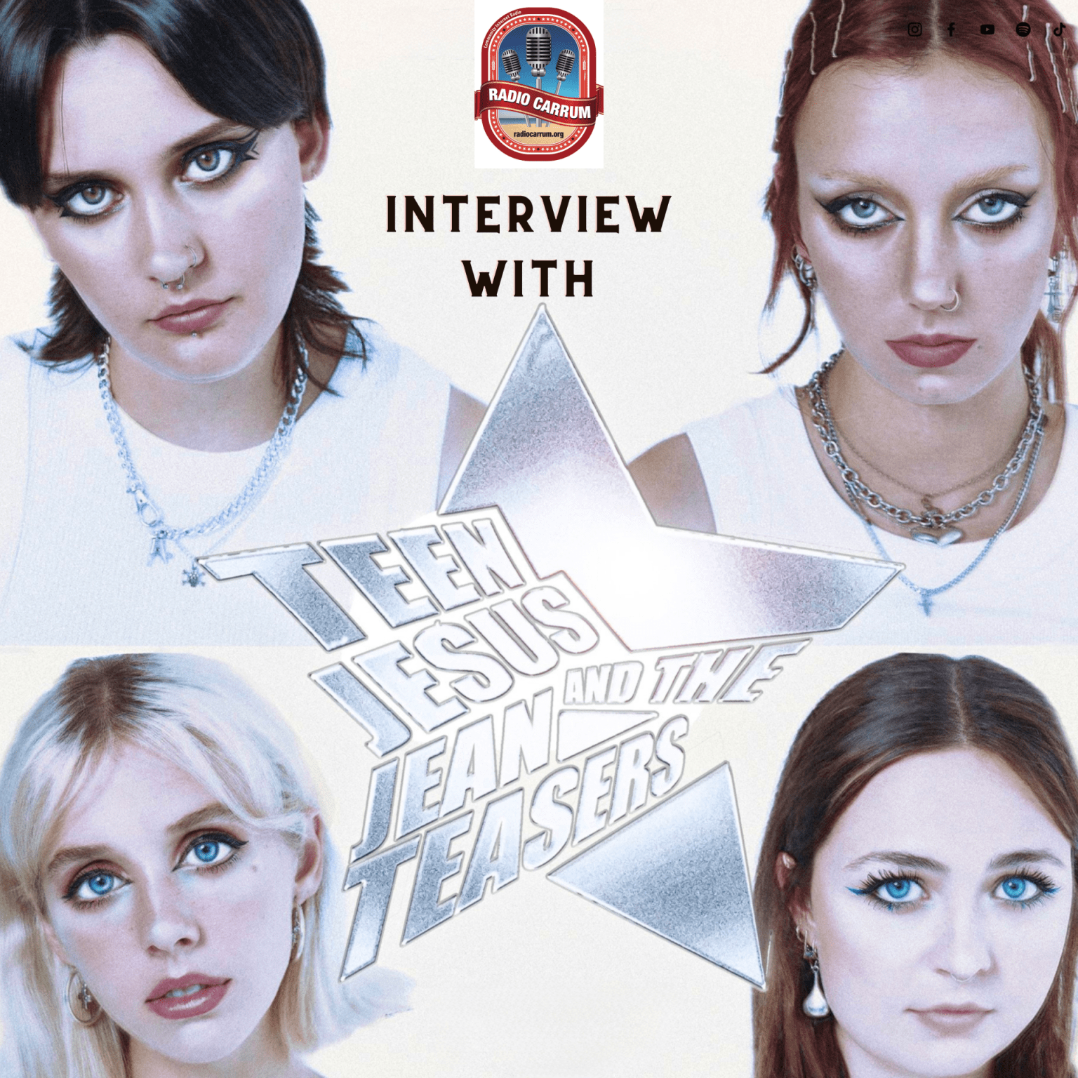 Interview with Teen Jesus & The Jean Teasers – Radio Carrum